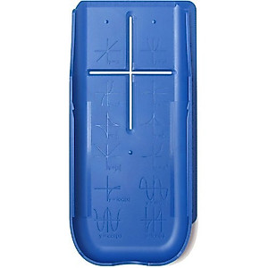 EZ Graphing Blue Hard Slide Case-Cover (See Description for Details) for TI 84 Plus, TI 84 Plus C Silver Edition Color, TI 89 Titanium Graphing
