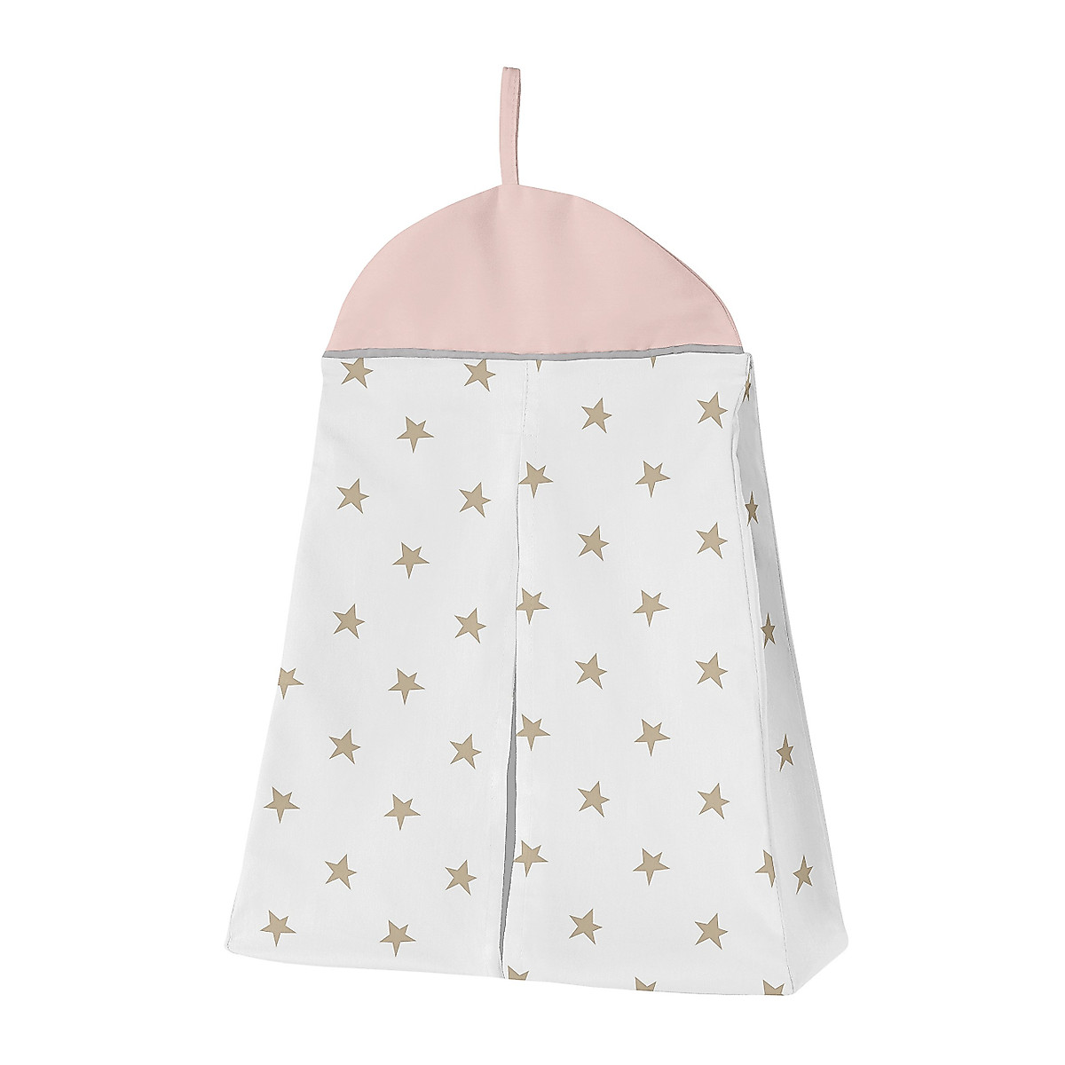 11 pc. Blush Pink, Gold, Grey and White Star and Moon Celestial Baby Girl Crib Bedding Set by Sweet Jojo Designs
