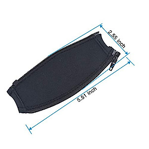 QC3 Replacement Top Headband Protector Pad Cushion Compatible with Bose QuietComfort15 QC3 AE2 AE2i AE2w SoundTrue on-Ear Headphones