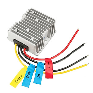 uxcell Power Voltage Converter DC12V Up to DC19V 8A 152W Waterproof Voltage Convert Transformer