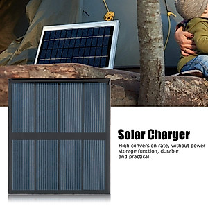 Mini Small Solar Panel, 2Pcs Polycrystalline Silicon Diy Battery Charger Kit 0.6W 2V for Small Dc Batteries for Low Power Devices