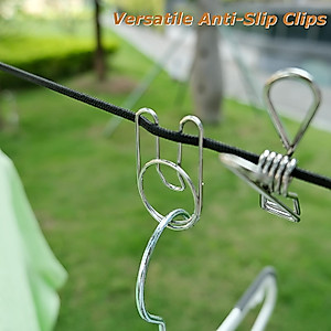 Retractable Clothesline Outdoor Travel Clothes Line Retracting Indoor Laundry Line Portable Camping Essentials