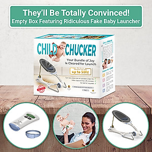 Witty Yeti Hilarious Child Chucker Gag Gift Empty Box Wrap Your Real Present Inside to Prank Friends or Family with This Practical Joke for Men or Women. Funny Idea for New Parents or Baby Shower.