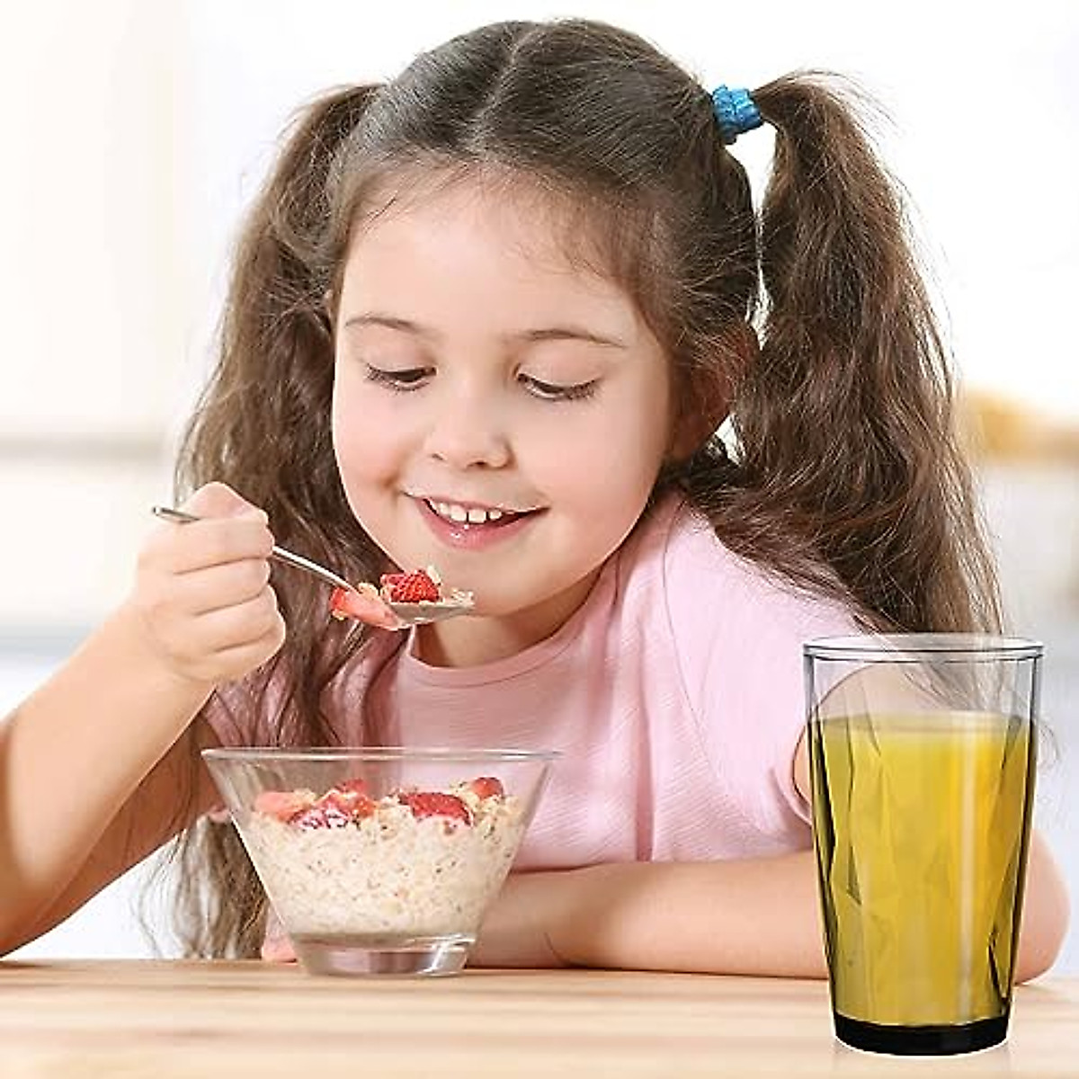 16oz Clear Acrylic Drinking Cups Plastic Tumblers Drinking Glasses Set Wine Glasses Beverage Cups Tumbler for Poolside Party, Stackable, Dishwasher Safe, Easy to Clean, Large Capacity