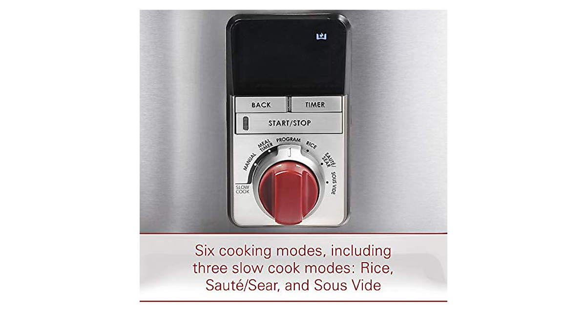 Wolf Gourmet 6-in-1 Programmable Multi Cooker with Temperature Probe