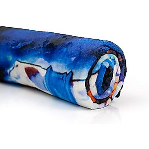 JUST FUNKY Dragon Ball Super Goku Large Anime Fleece Throw Blanket | Official Dragon Ball Super Throw Blanket | Collectible Anime Throw Blanket | Measures 60 x 45 Inches