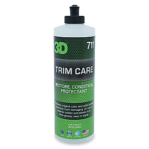 3D Trim Care Restorer of Faded & Dull Plastic, Rubber, Trim & Bumpers - Renews Surface to Original Appearance - Long Lasting Shine & Protection 16oz.