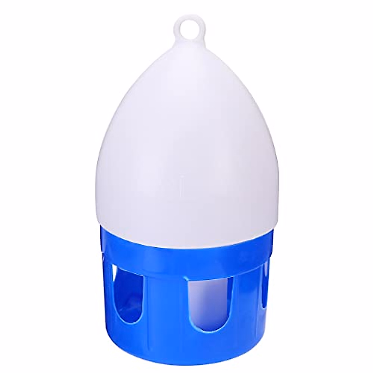 WALNUTA Birds Water Feeder Practical Birds Waterer Creative Bird Drinker Feeding Supplies for Pigeon Parrot (Color : Blue, Size : 6L)