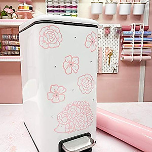 Bathroom Trash Can Wastebasket with Soft Close Lid - Rectangular Slim Narrow Stainless Steel Step Garbage Can for Craft Room Bedroom Kitchen Office - Removable Inner Bucket 5L/1.3 Gal (White)