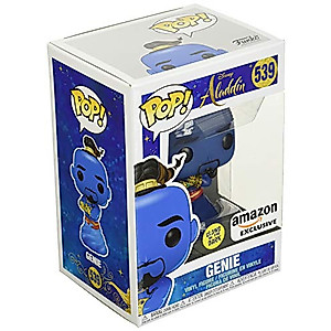 Pop Disney: Aladdin Live Action - Genie (Glow in The Dark) Amazon Exclusive, Multicolor