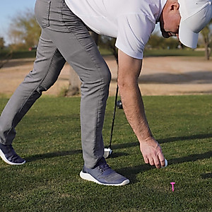 GoSports 3.25” Widemouth Tees Plastic Golf Tees, 60 Tee Player’s Pack - Max Distance and Easier Teeing