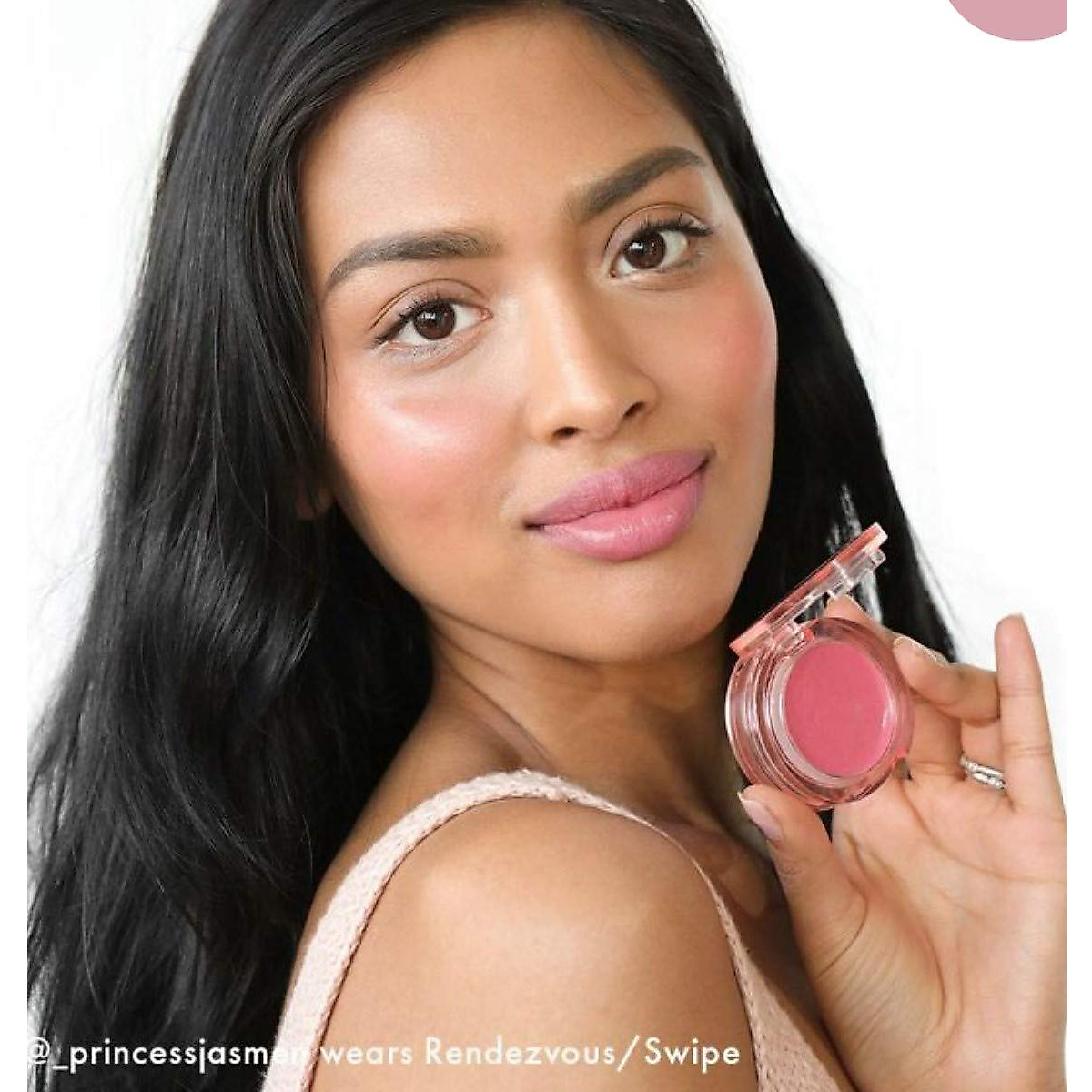 Wander Beauty Double Date Lip & Cheek - Rendezvous/Swipe - 4-in-1 Cream Blush & Lip Tint - Blush, Lip Moisturizer, Lip Balm & Eye Gloss - Multitasking Eye, Cheek & Lip Makeup With Green Tea - 0.07 oz