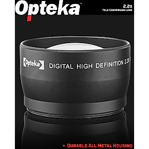 Opteka 52mm 2.2X High Definition AF Telephoto Lens for Canon, Fuji, Nikon, Panasonic and Sigma Threaded Lenses