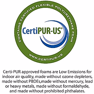 AC Pacific Charcogel Gel Infused Memory Foam Mattress Made in USA, with Shape Contouring Features, Queen Deluxe, White