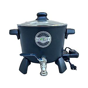 Wax Melter for Candle Making, Holds Approximately 7 Qts Or 14 Lbs of Melted Wax, Wax Melter Has Easy Pour Valve, by SOYLITE CANDLES