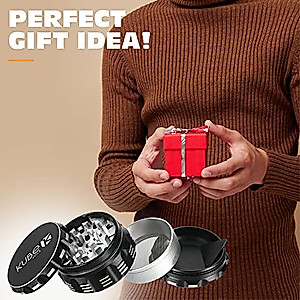 Herb and Spice Manual 2.5 Inch Pocket Grinder | Durable Lightweight and Portable Herb Grinder for use At Home and On The Go