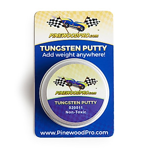 Pinewood Pro Tungsten Putty for Derby Car Weights - Easily Fine Tune Car Weight for Fastest Speed (1 Ounce)