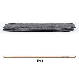 VOSDANS 2 Slice Toaster Cover with Zipper & Open Pockets Kitchen Small Appliance Cover with Handle, Dust and Fingerprint Protection, Machine Washable, Dark Grey (Patent Design)