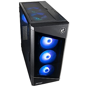 MPG Velox by MSI Gaming Desktop (NVIDIA GeForce RTX 3080 (~ 4070), Intel 8-Core i7-11700F Processor, 32GB DDR4 RAM, 512GB NVMe SSD + 3TB HDD, Windows 11 Home) Gamer PC Computer