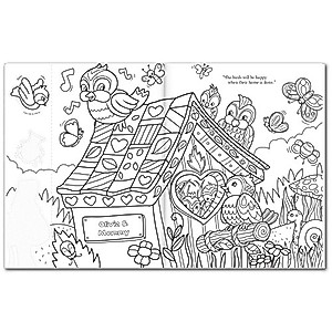 Personalized Coloring & Activity Book for Kids with Sticker Sheet - I See Me! (Garden)