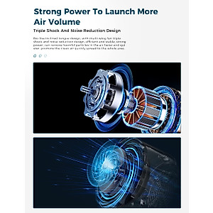 AROEVE Air Purifiers for Home Large Room Up to 1095 Sq Ft Air Cleaner Coverage CADR 220m³/h H13 True HEPA Remove 99.9% of Dust, Pet Dander, Pollen for Office, Bedroom, MK03- White