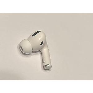 Single Earbud Replacement with Detachable Ear Hooks (Size M) for AirPods Pro R Right Side, White