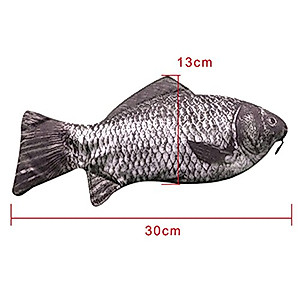 Gotoole Women’s Creative Pen Bag Fish Shape Penceil case Oxford Fabric Zip Wallet