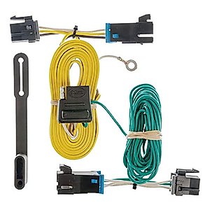 CURT 55540 Vehicle-Side Custom 4-Pin Trailer Wiring Harness, Fits Select Chevrolet Express, GMC Savana 1500, 2500, 3500, 4500