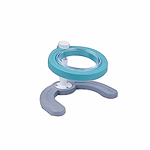 FUUIE Bowls for Food and Water Protect Cervical Spine Adjustable Non-Slip cat Bowl with Stand Dog Bowl pet Feeding cat Food Bowl cat Food pet Bowl Dog Feeder (Color : Sky Blue)