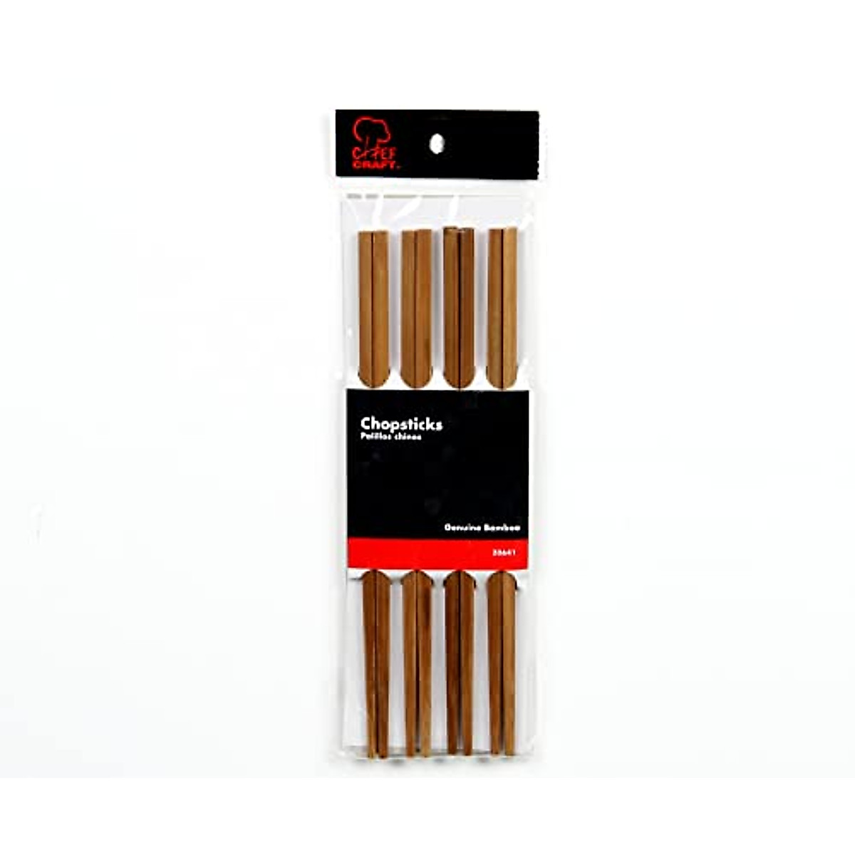 Chef Craft Select Bamboo Chopsticks 4 piece set, Natural