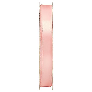 Offray 148660 3/8" Wide Single Face Satin Craft and Decorative Ribbon, 21-Foot Spool, Pink