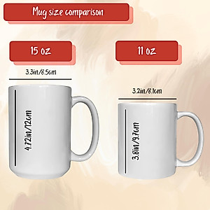 Ceramic white Mug | If my mouth doesn't say it my face definitely will | Funny Quote | Home, Office | 11oz 15oz | Cup, Mug | Gift (15 oz)