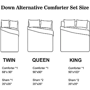 Shatex Twin Comforter (90x68Inch) 2 Pieces All Season Bedding Twin Comforter Set for Boys,Gray Striped Ultra Soft 100% Microfiber Polyester,Grey Twin Comforter with 1 Pillow Sham(20x26Inch)