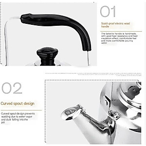 Tea Kettle Stovetop Whistling Tea Kettle Whistling Tea Kettle Stainless Steel Whistling Teapot Water Kettle Stovetop Whistling Tea Pot Stove Top Kettle Tea Kettle for Stove Top