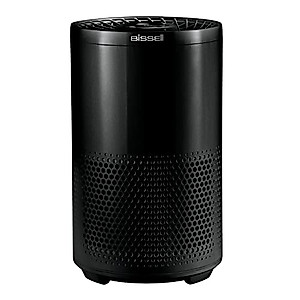 BISSELL® MYair® Pro Air Purifier with HEPA and Carbon Filter for Small Room, Quiet Bedroom Air Cleaner for Allergens, Pets, Dust, Dander, Pollen, Smoke, Odors, 3139B , Black