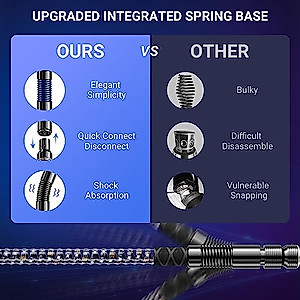 Ehaho 2PCS 3FT Whip Lights for UTV ATV with Spring Base, Tripled Brighter Led Whip Light W/Rocker Switch & 6 Flags, Spiral Chasing Lighted Antenna Whip with APP & Remote Control for RZR SXS Can-Am