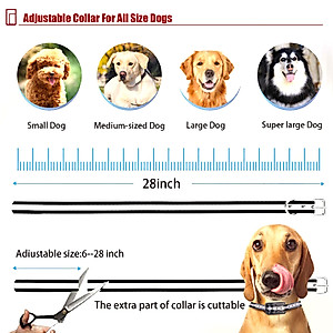 HEXIEDEN Wireless Electric Dog Fence,Pet Boundary Containment System,Safe Effective Vibrate/Shock Dog Collar,Waterproof,Rechargeable,Adjustable Range,Harmless,for 1 2 3 Dogs,for3dogs