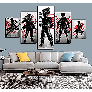 MTEBOCC Japanese Anime Poster Teens Prints Canvas painting Home Living Give to Boy Party Decorations Room Gift Decor