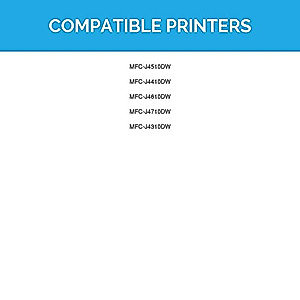 LD Products Compatible Ink Cartridge Replacement for Brother LC107BK Super High Yield (Black, 4-Pack)