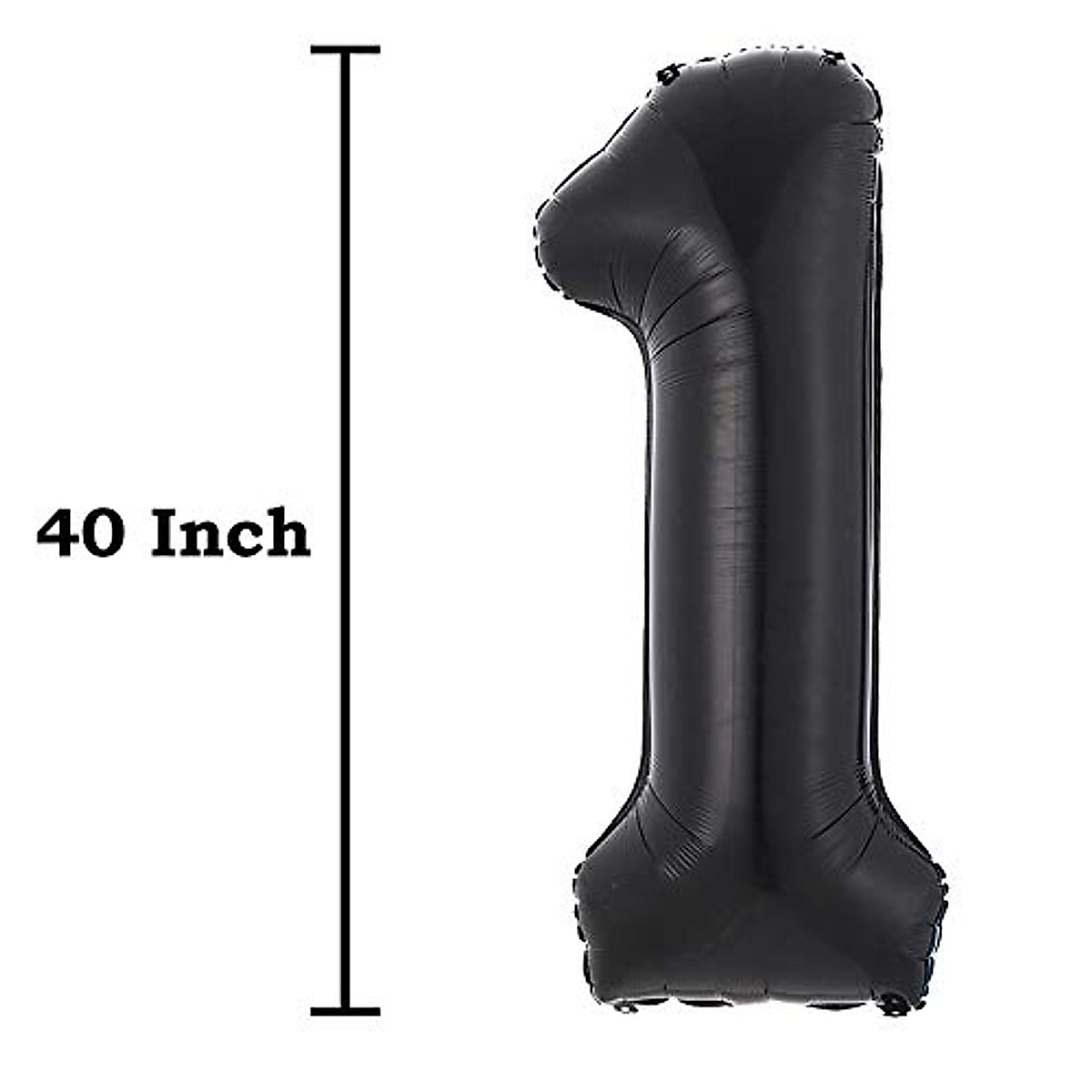 40inch Jumbo Black 16 Number Balloons for 16th Birthday Party Decorations Girl Boy 16 Years Old Birthday Party Supplies use Them as Props for Photos (Black 16)