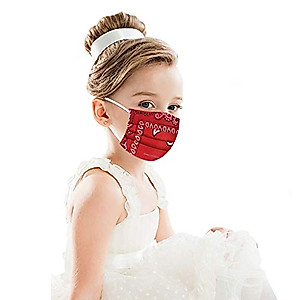 50/100 Pcs Kids Face Bandanas Oral Protective Sleeve Disposable Protection