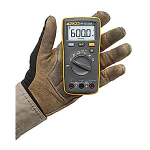 Fluke 107 AC/DC Current Handheld Digital Multimeter by Fluke, Gray