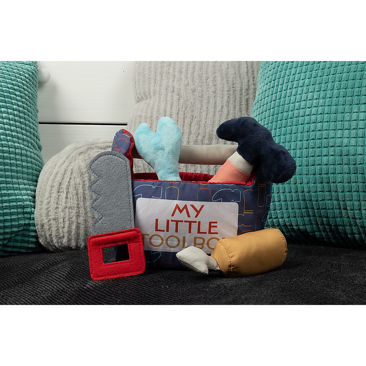 Simple Joys by Carter's Unisex Babies' Plush, Toolbox Playset, Standard