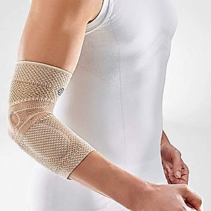 Bauerfeind - EpiTrain - Elbow Support - Targeted Compression for Chronic Elbow Pain - Size 4 - Color Nature