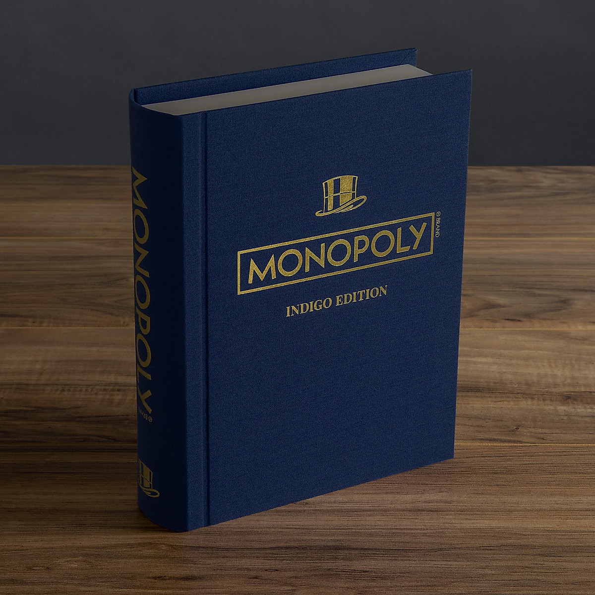WS Game Company Monopoly and Scrabble Indigo Bookshelf Game Collection