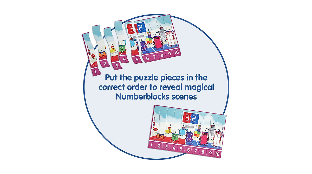 Numberblocks Sequencing Puzzle Set for Early Math Learning