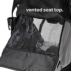 Larktale chit Chat Plus | Lightweight Full-Featured Stroller for Newborns and Toddlers | Compact Folding Stroller for Travel Featuring Eco-Friendly Materials and One-Handed Steering, Barossa Red