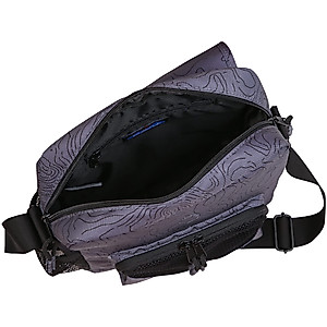 KAVU Cross Port Crossbody Bag Water Resistant Hiking Sling Pack-Stone Topo