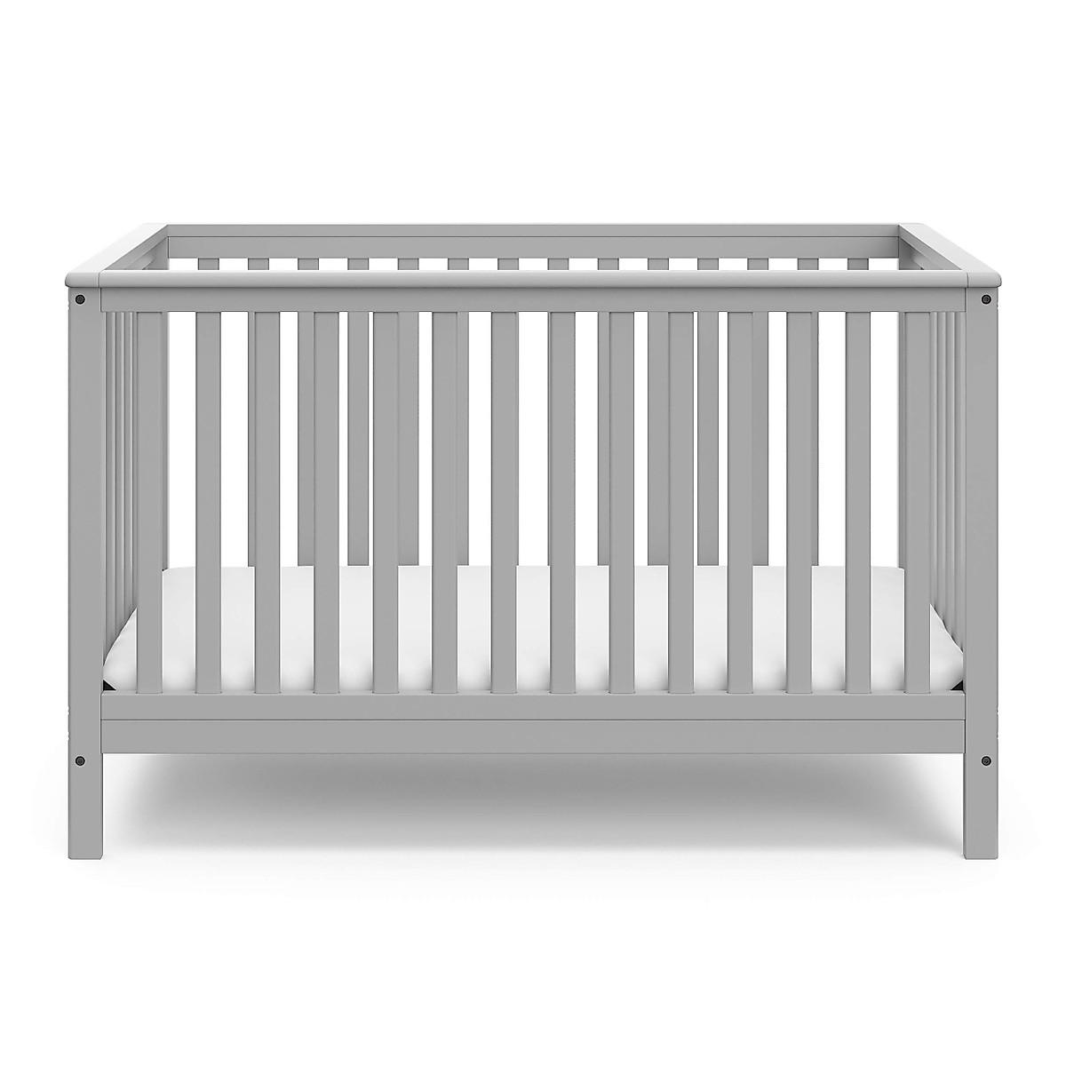 Storkcraft Hillcrest 4-in-1 Convertible Crib (Black) - Converts to Daybed, Toddler Bed, and Full-Size Bed, Fits Standard Full-Size Crib Mattress, Adjustable Mattress Support Base
