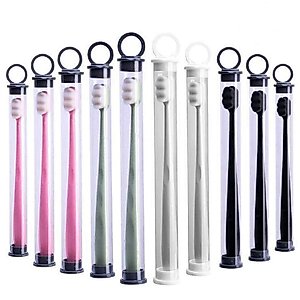 10 Pieces Extra Soft Toothbrush Micro-Nano Toothbrush Wavy Head Adult Toothbrush with 20000 Soft Bristle Good Effect for Adult Kid Children Teeth Oral Gum Recession (4 colors)